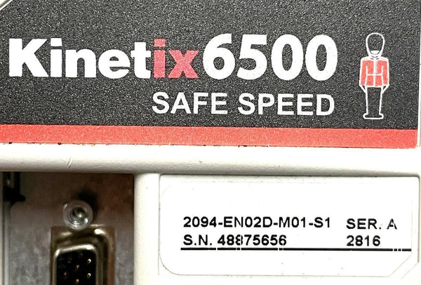 Allen-Bradley 2094-EN02D-M01-S1 Ser. A Kinetix 6500 Safe Speed Control