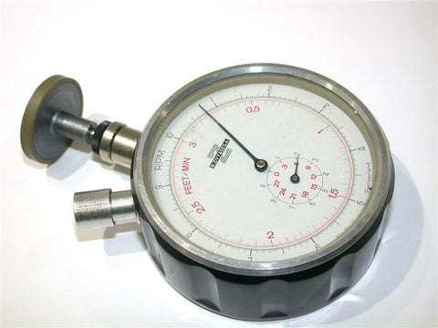 N. ZIVY & CIE Hand Held Speed Indicator 25 Feet/Minute
