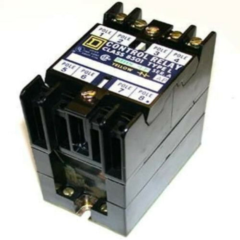 10 SQUARE D CLASS 8501 L0-40 CONTROL RELAYS