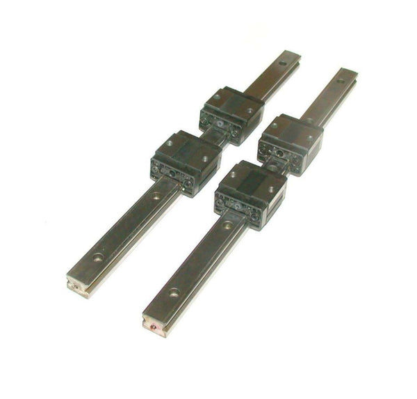 THK SR15V SERIES LINEAR BEARING BLOCKS W/SLIDE RAILS 11"