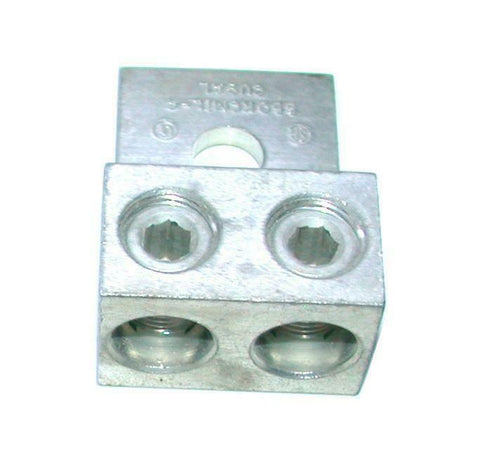 Burndy K2A31U Aluminum 2-Position Terminal Lug CU9AL