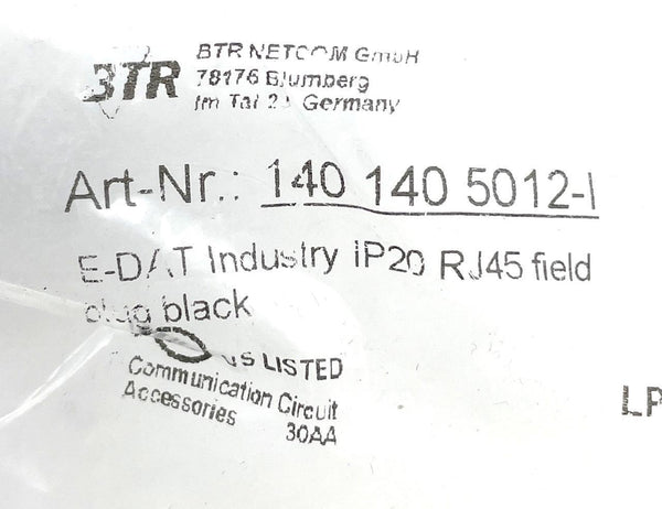 Metz Connect 140-140-5012-1 E-DAT RJ45 Industry Field Plug IP20 ...