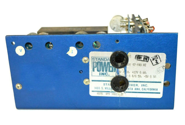STANDARD POWER INC. 4875 POWER SUPPLY