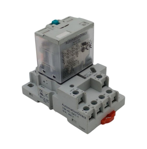 Automation Direct 784-4C-24D Cube Relay W/ 784-4C-SKT-1 Socket