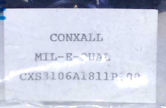 New Conxall CXS3106A1811P300 Black Plastic Circular Connector – Surplus ...