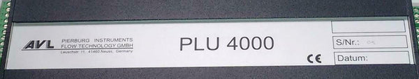 AVL Flow Technology Pierburg Instruments PLU 4000 Flow Meter Controlle