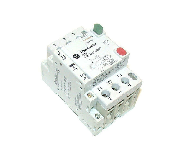 ALLEN BRADLEY 140-MN-0250 MOTOR OVERLOAD RELAY 1.6-2.5 AMP (2 AVAILABL