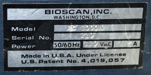 BIOSCAN SYSTEM 200 IMAGING SCANNER WITH BIOSCAN AUTO CHANGE 3000A – Surplus Select