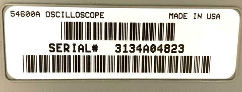 Hewlett Packard HP 54600A Oscilloscope 100 MHz 2 Channel | Surplus Select