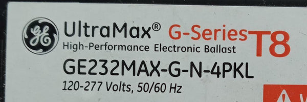General Electric GE232MAX-G-N-4PKL Electronic Ballast 120/277V 50/60HZ