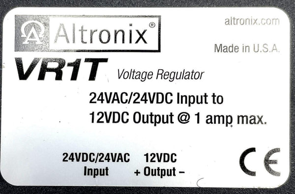 Altronix VR1T Power Conversion Voltage Regulator Module 24VAC/24VDC 12 ...