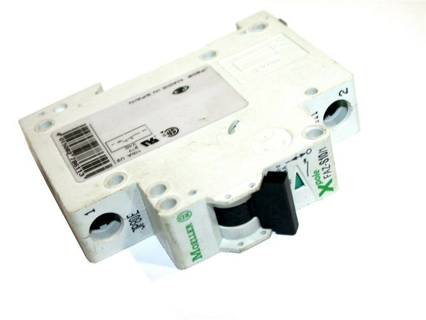 UP TO 2 MOELLER 10 AMP CIRCUIT BREAKERS 480 VAC DIN MOUNT FAZ-S10/1