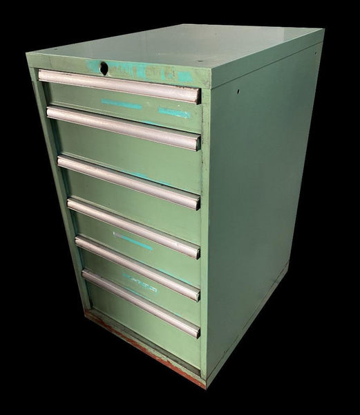 Vidmar Style 6 Drawer Industrial Tool Cabinet 22" X 28.5" X 39.5"