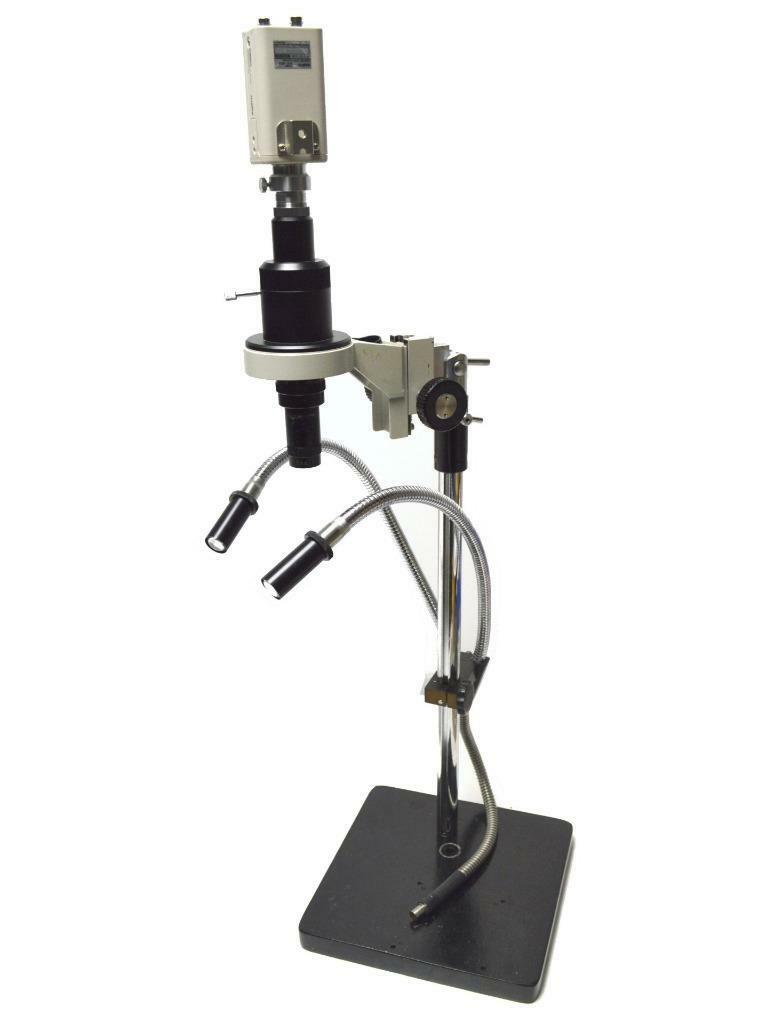 DIGITAL MICROSCOPE WITH SANYO CCD CAMERA, LENS ASSEMBLY, FIBER-LITE IL
