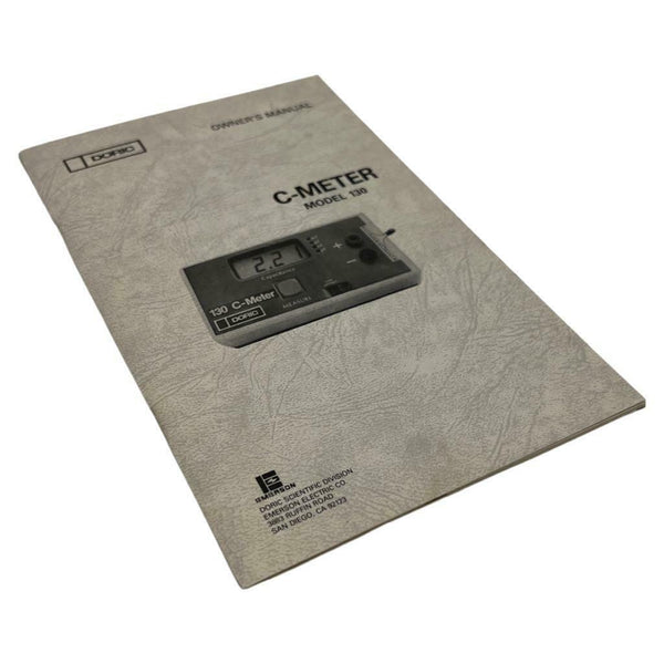 Doric Model 130 C-Meter Owner's Manual