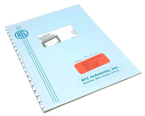 RFL Industries Model 45 Indicating Proportional Controller Instruction