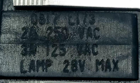 Honeywell Micro Switch L173 AML 20 Series Manual Switch 2A 125VAC 28V