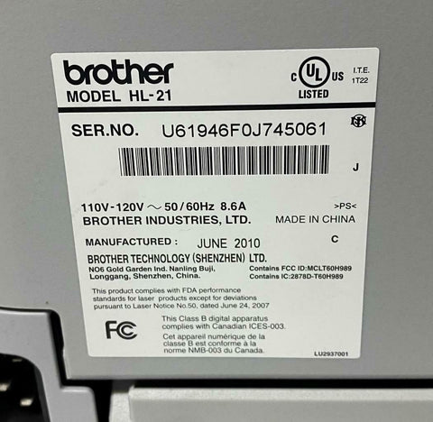 Brother HL-2170W Workgroup Laser Printer Monochrome