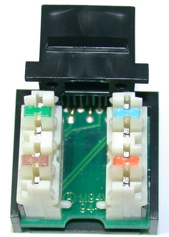 AMP Netconnect Open Wiring Systems 110v Panel Mount Jack Assembly 5579