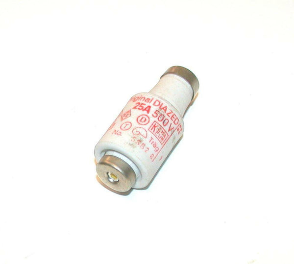 CEBEC 5SB28 ORIGINAL DIAZED BOTTLE FUSE 25 AMP 500 VAC