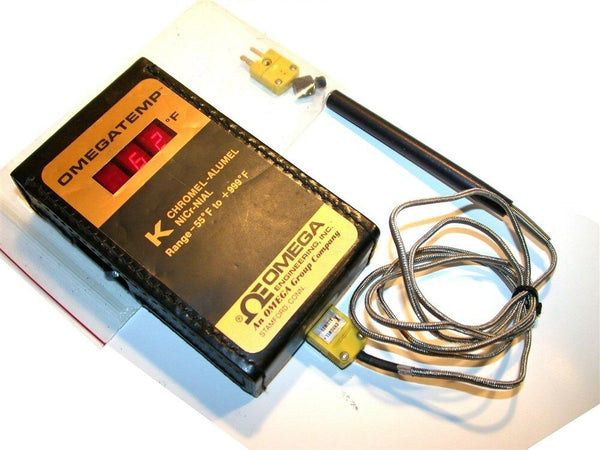 OMEGA HANDHELD THERMOMETER -55-999F DEGREES MODEL HH-2