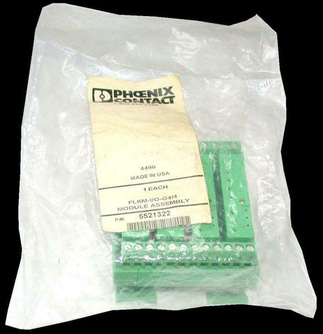 New Phoenix Contact FLKM-I/O-G4/4 5521322 Optocoupler Module 4-Channel ...
