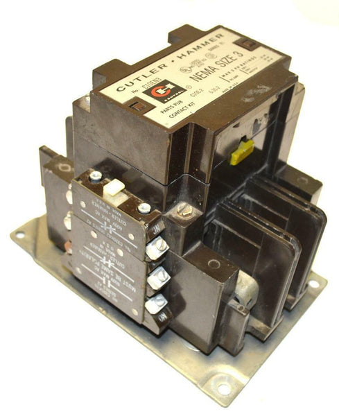 CUTLER HAMMER C10EN3 CONTACTOR 600 VAC MAX. 90 AMP