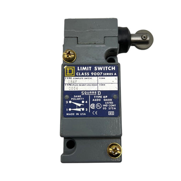 Square D Type C54F Limit Switch Class 9007 Series A