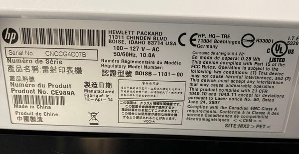 HP LaserJet 600 M601 Printer CE989A | Surplus Select