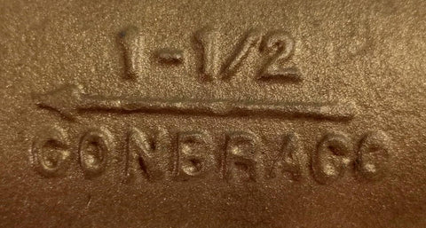 Apollo Conbraco 1-1/2" Bronze Inline Ball Cone Check Valve M x F NPT T