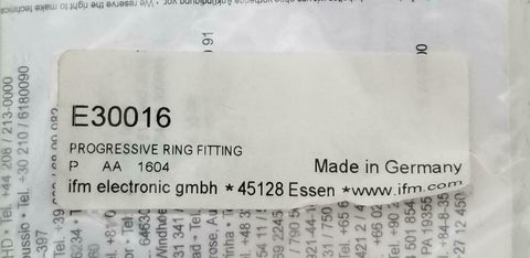 IFM E30016 Progressive Ring Fitting 10 MM (3 Available) – Surplus Select