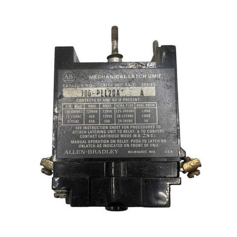 Allen Bradley BUL. 700 Type PL Mechanical Latch Unit 115-120V 60Hz PL2