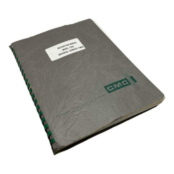 CMC Model 726B Universal Counter-Timer Instruction Manual