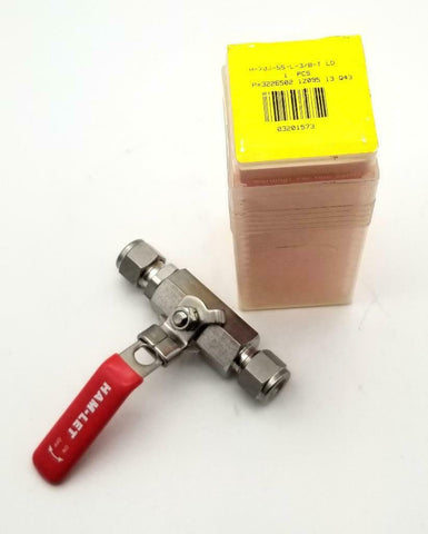 Ham-Let H-700-SS-L-3/8-T-LD Stainless Steel Ball Valve 2000 PSI