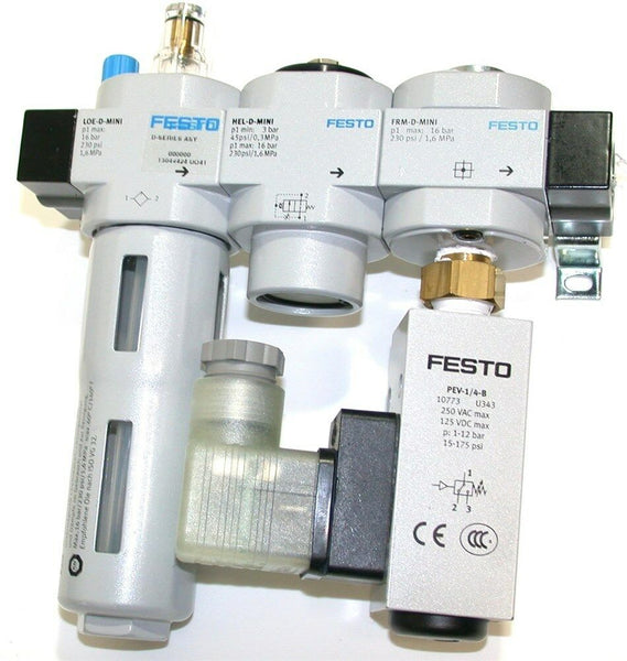 NEW D-SERIES FESTO AIR 3/8" LOE-D-MINI LUBRICATOR SOFT START PRESSURE