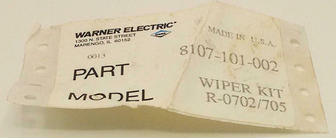 New Warner Electric 8107-101-002 Ball Screw Wiper Kit – Surplus Select