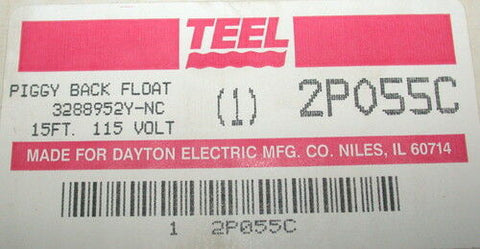 BRAND NEW DAYTON TEEL 15FT PIGGY BACK FLOAT 29055C