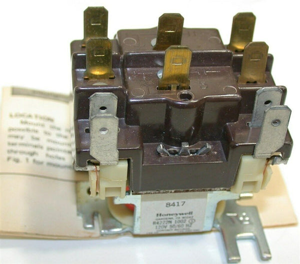 Honeywell 120 V General Purpose Relay w/ DPDT Pilot Duty switching R42