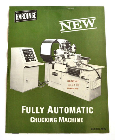 HARDINGE AHC FULLY AUTOMATIC CHUCKING MACHINE BROCHURE – Surplus Select