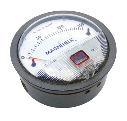 Dwyer Magnehelic 2150C Differential Pressure Gauge 0-150" Water 1/8" N