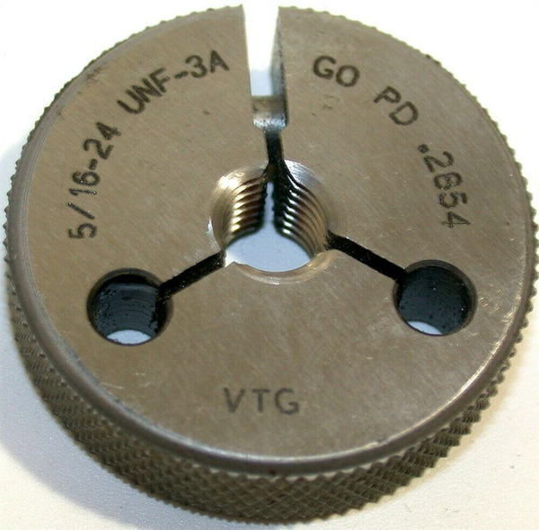 Vermont 5/16"-24 UNF-3A Thread Ring Go Gage