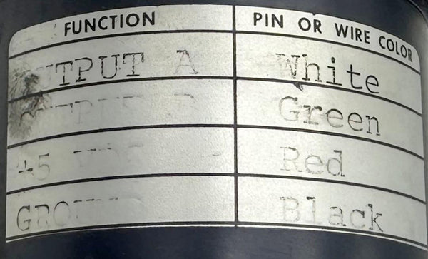 Disc Instruments 882-500-OPLP-5 Optical Shaft Encoder