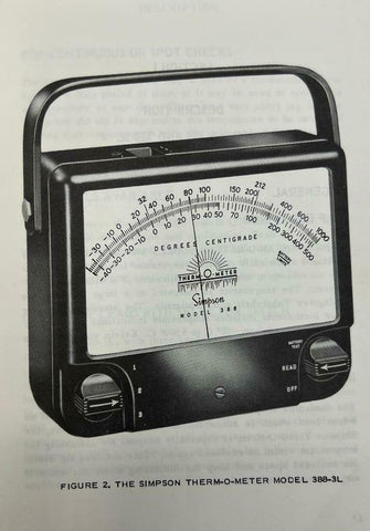 Simpson Models 388 & 388-3L Therm-O-Meter Operator's Manual