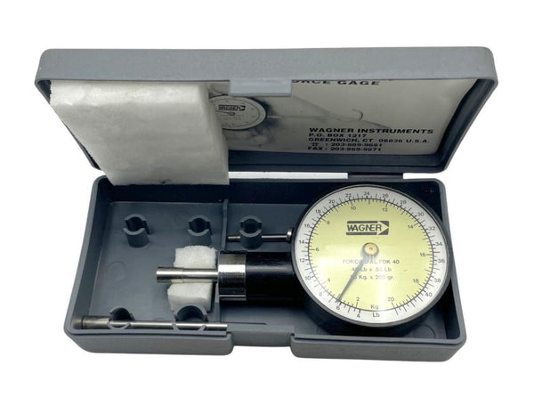 Wagner FDK 40 Force Dial Push / Pull Force Gage W/ Case – Surplus Select