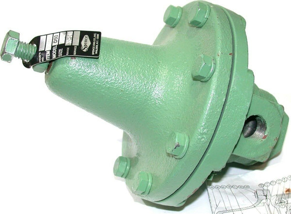 D50 Series 6L-1/2" Cast Iron Direct Acting Pressure Regulator 30-140ps