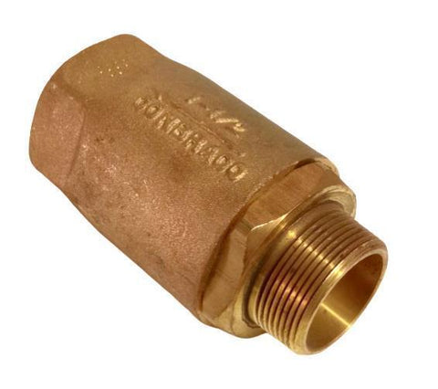 Apollo Conbraco 1-1/2" Bronze Inline Ball Cone Check Valve M x F NPT T