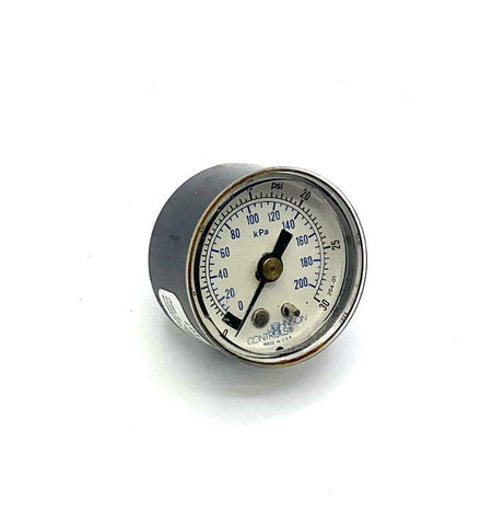 Johnson Controls 0-30 PSI 0-200 kPa Pressure Gauge 1/8" NPT Back Mount ...