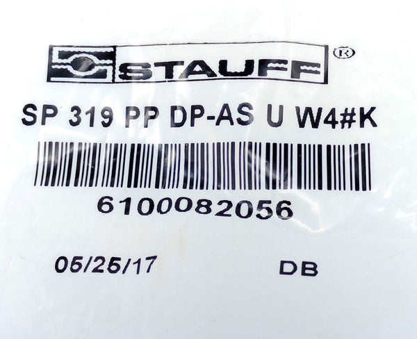 Lot of (2) Stauff 6100082056 Tube Pipe Clamp Kit SP 319 PP DP-AS U W4#