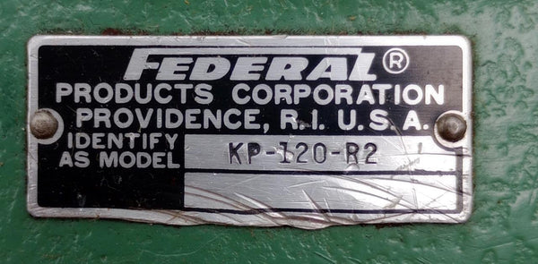 Federal KP-120-R2 Thickness Gage W/ C81S Dial Indicator .001"