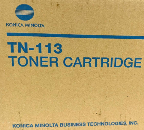 Genuine Konica Minolta TN-113 Black Toner Cartridge 4518-605